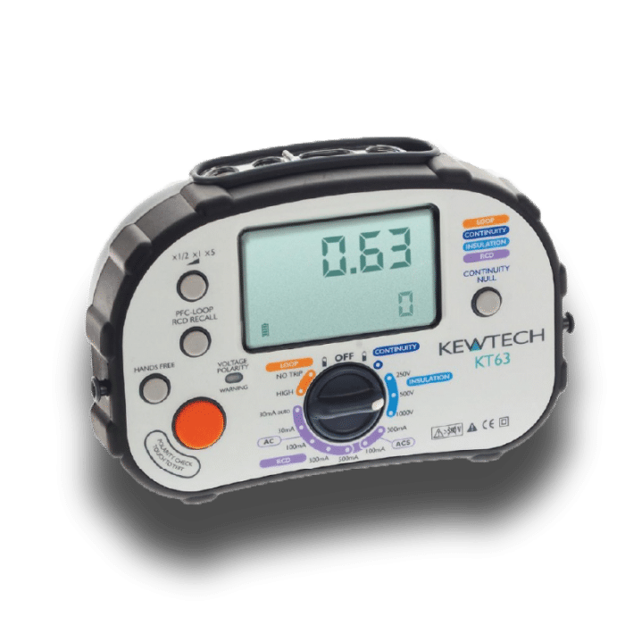 Kewtech KT63 Calibration - ReCAL