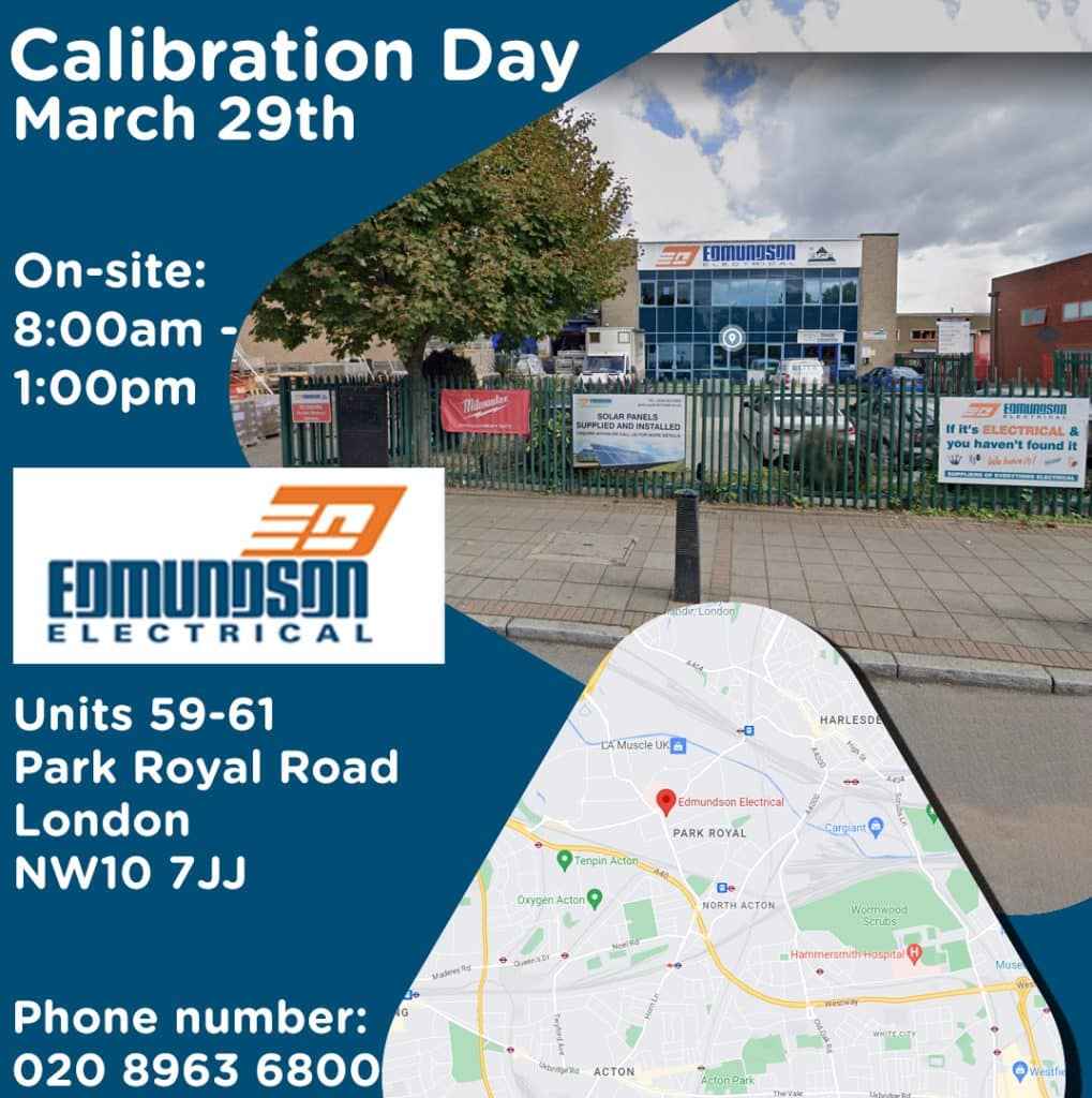 Cal-Day | Edmundson Electrical | London | Calibration Day - ReCAL